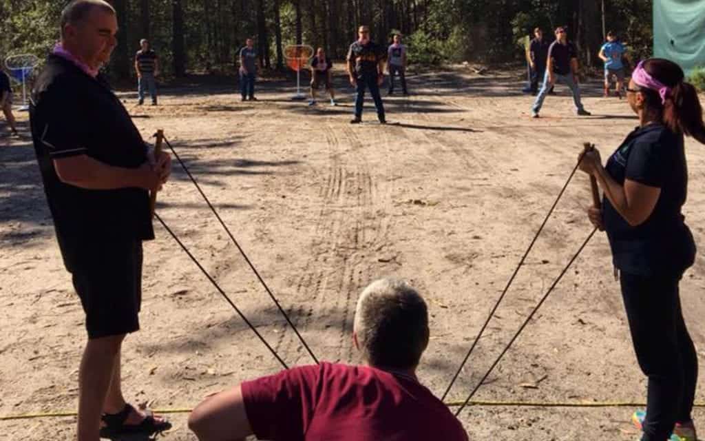 Survivor Outdoor Team Building Event : Pinnacle Team Events